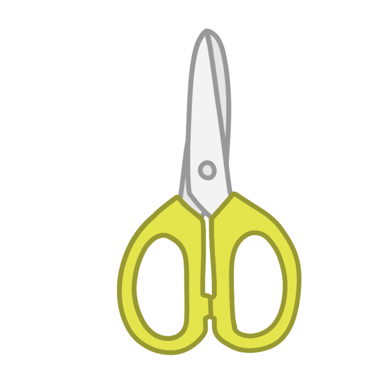 はさみ(閉) – イラストせんせい|使いやすいフリー素材集